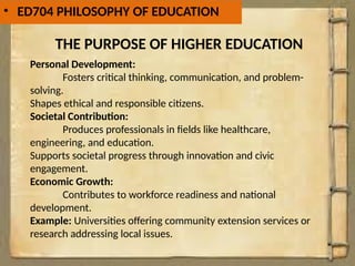 Philosophy of Higher Education- Final.pptx