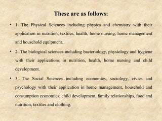 Philosophy of home and family - Home Science | PPTX