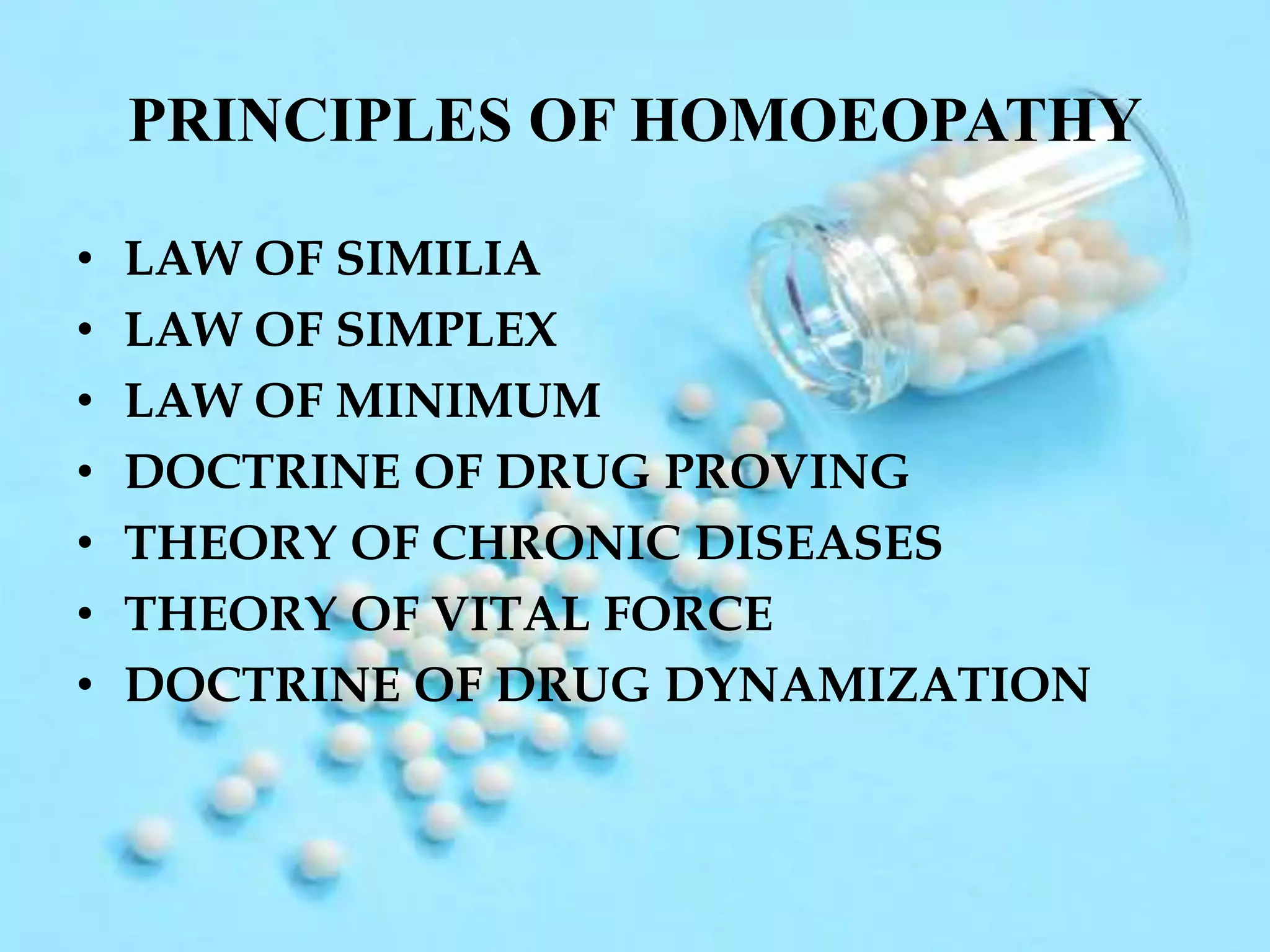 Philosophy of homoeopathy | PPTX