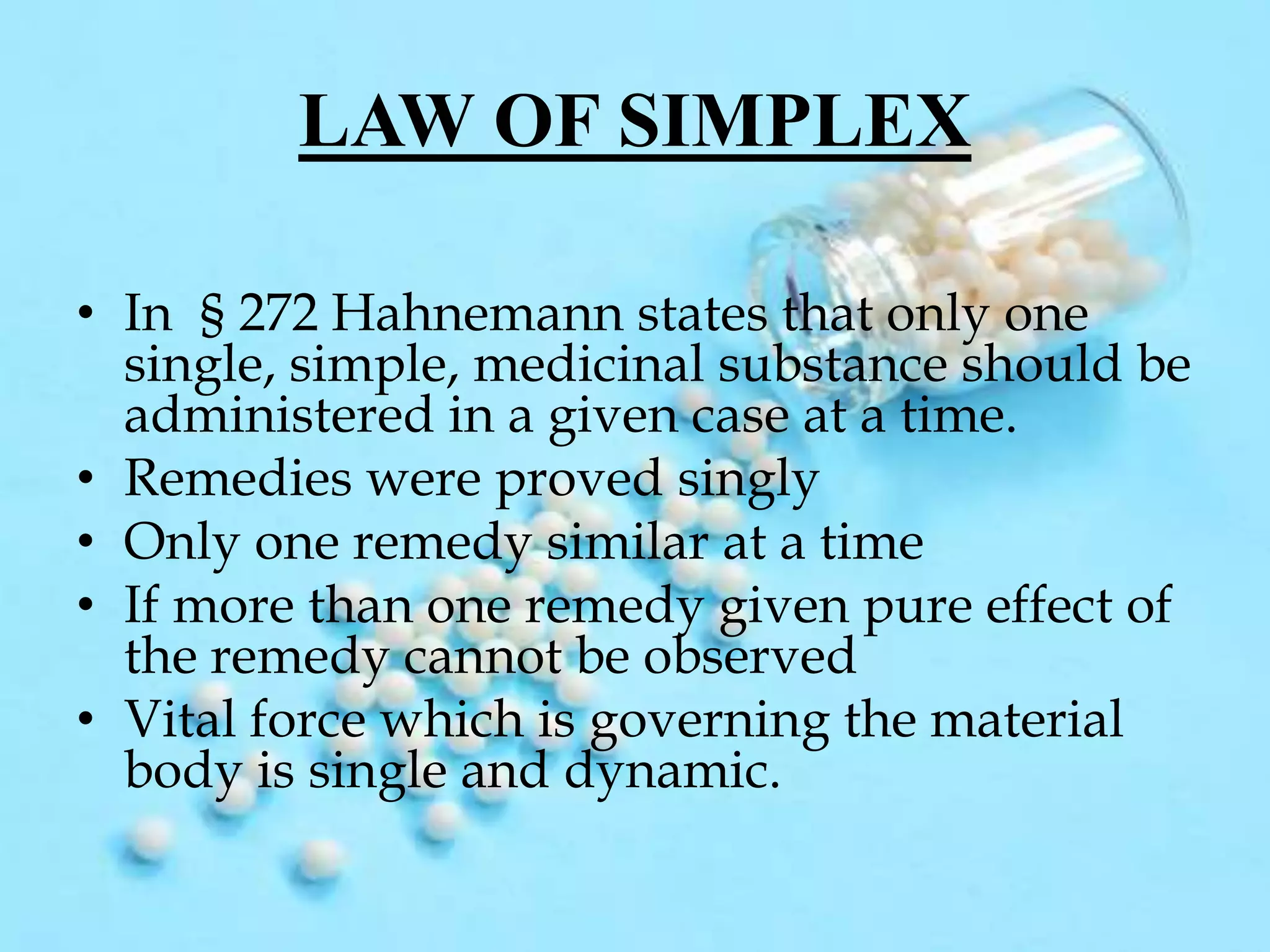 Philosophy of homoeopathy | PPTX