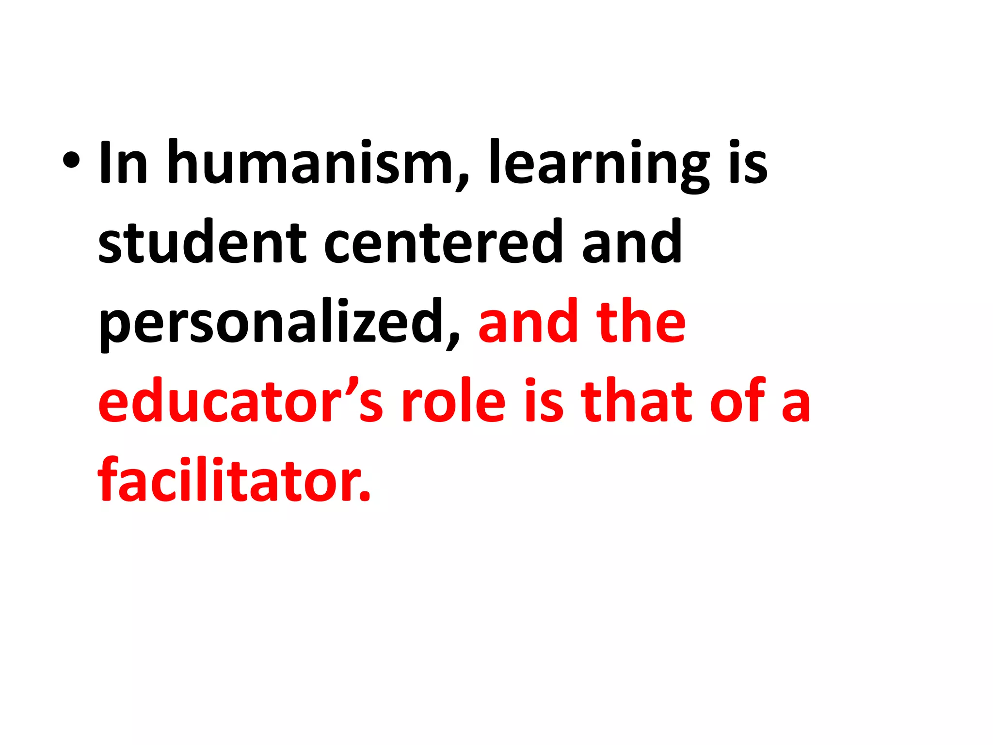 PHILOSOPHY OF HUMANISM & EDUCATION | PPTX