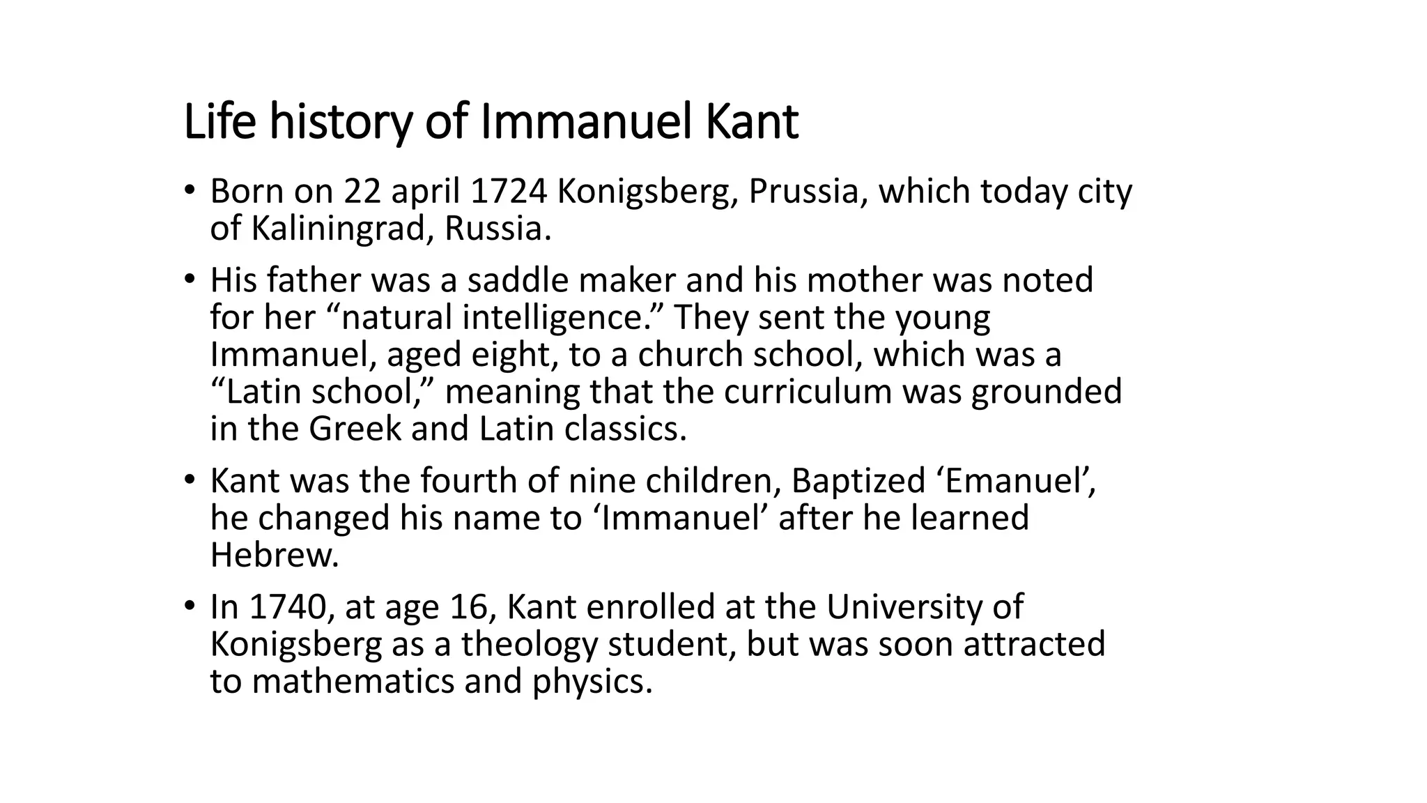 LIFE HISTORY AND PHILOSOPHY OF IMMANUAL KANT.pptx