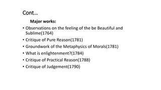 LIFE HISTORY AND PHILOSOPHY OF IMMANUAL KANT.pptx