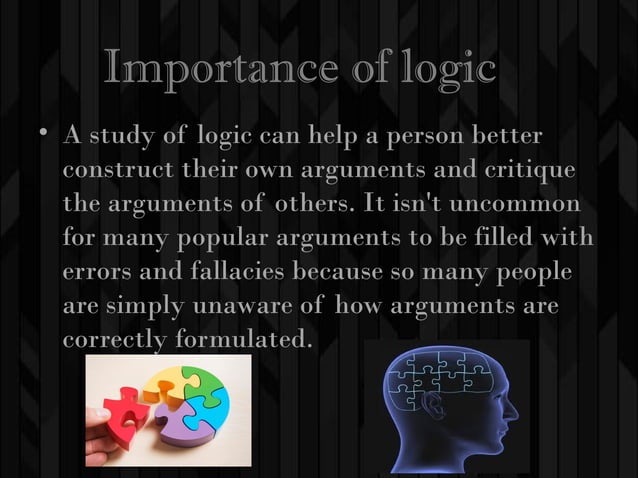 This ppt is about philosophy of logic... | PPT