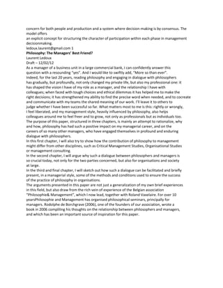 Philosophy of management | DOCX
