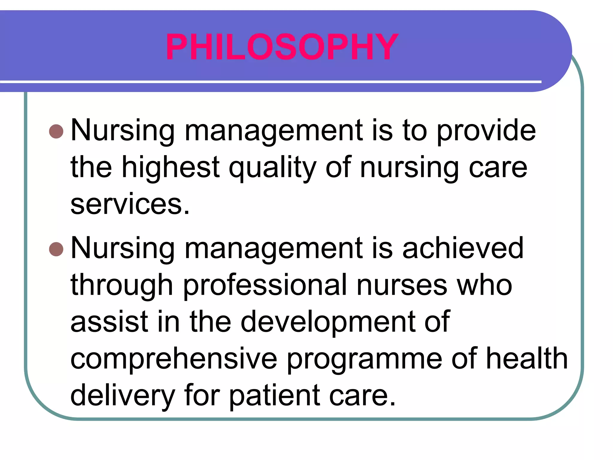 Philosophy of management | PPT