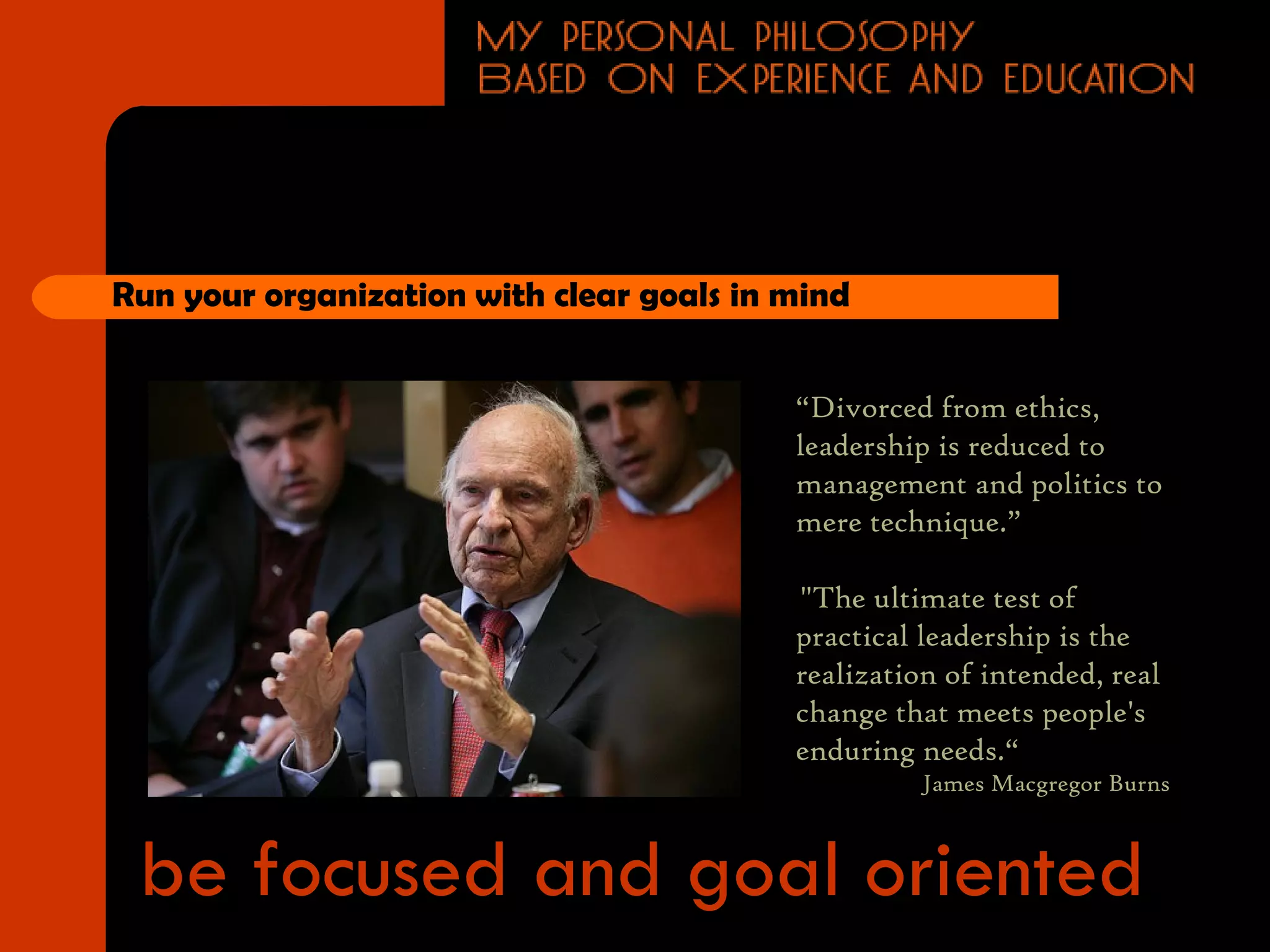 Philosophy Of Management And Leadership | PPT