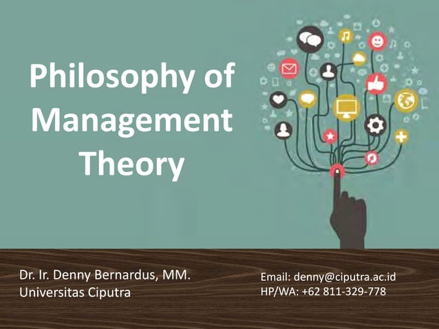 Philosophy of Management Theory | PDF