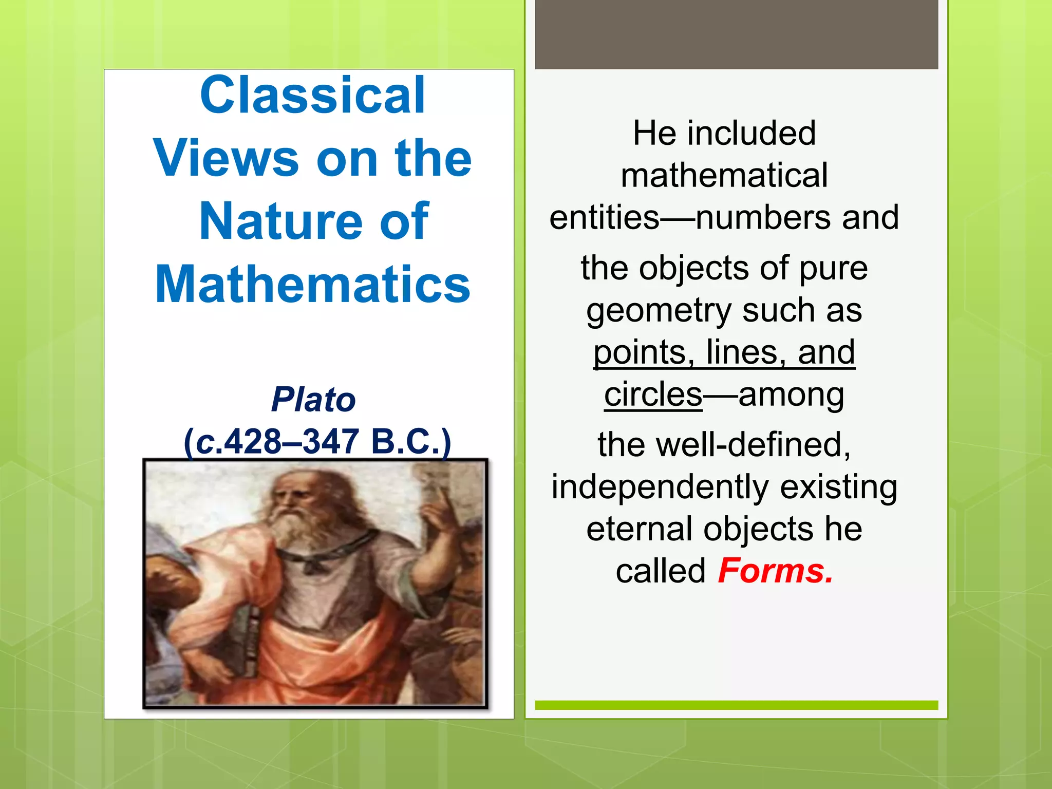 Philosophy of Mathematics | PPTX
