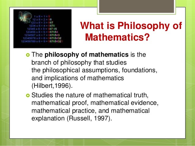 Philosophy of Mathematics