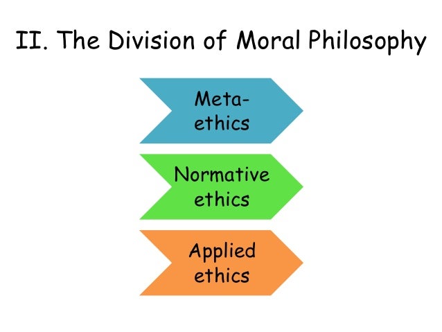 Philosophy of moral
