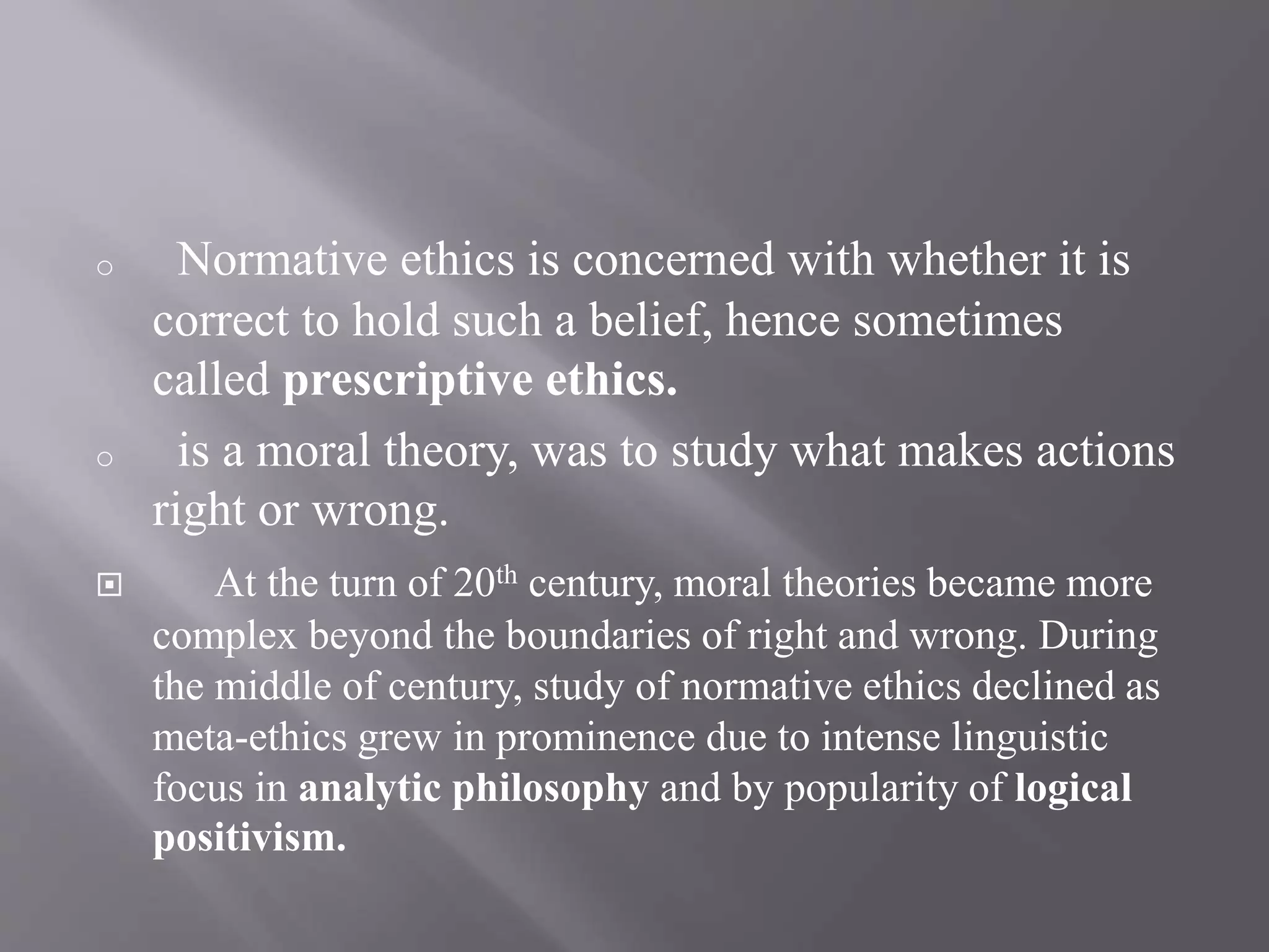 Philosophy of morality and ethics | PPTX