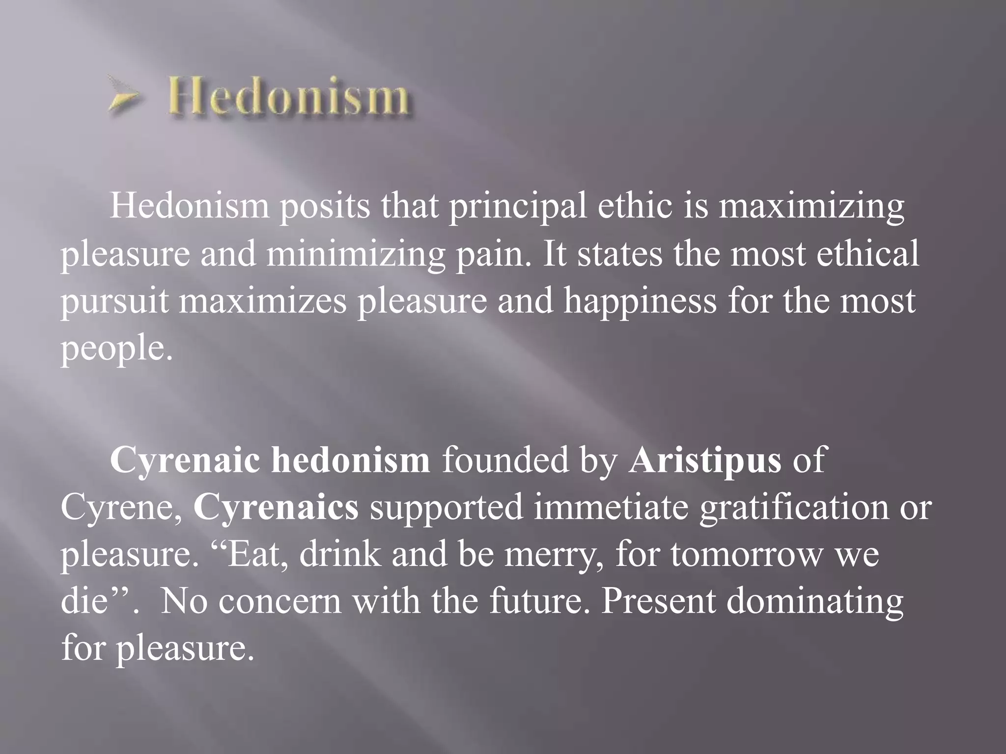 Philosophy of morality and ethics | PPTX