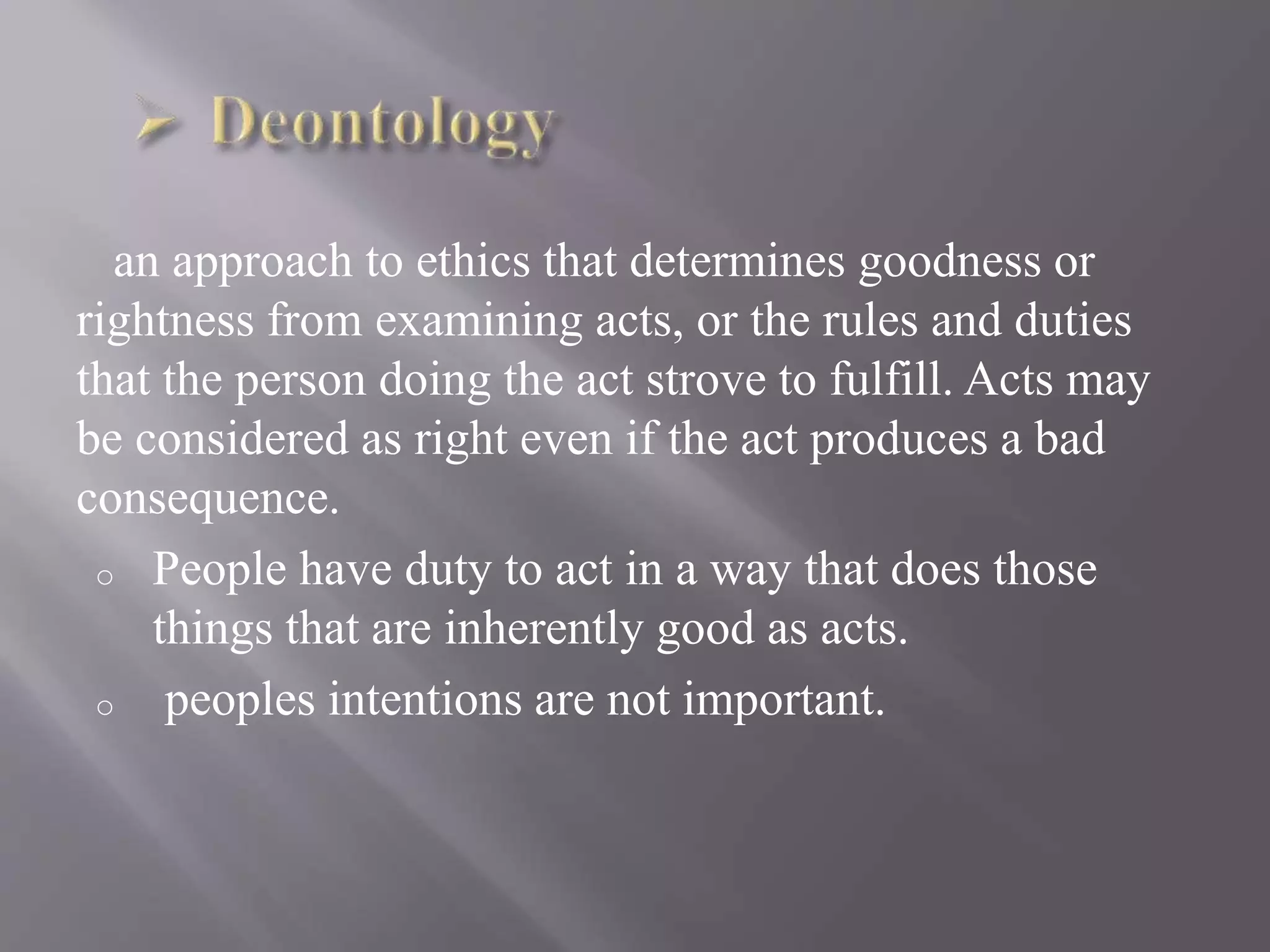 Philosophy of morality and ethics | PPTX