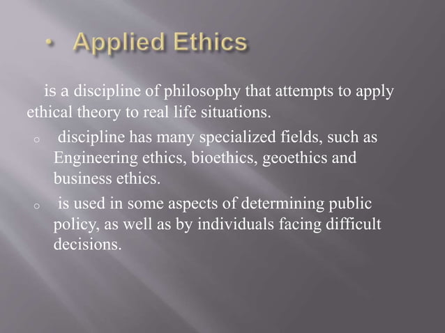 Philosophy of morality and ethics | PPTX | Religion & Spirituality