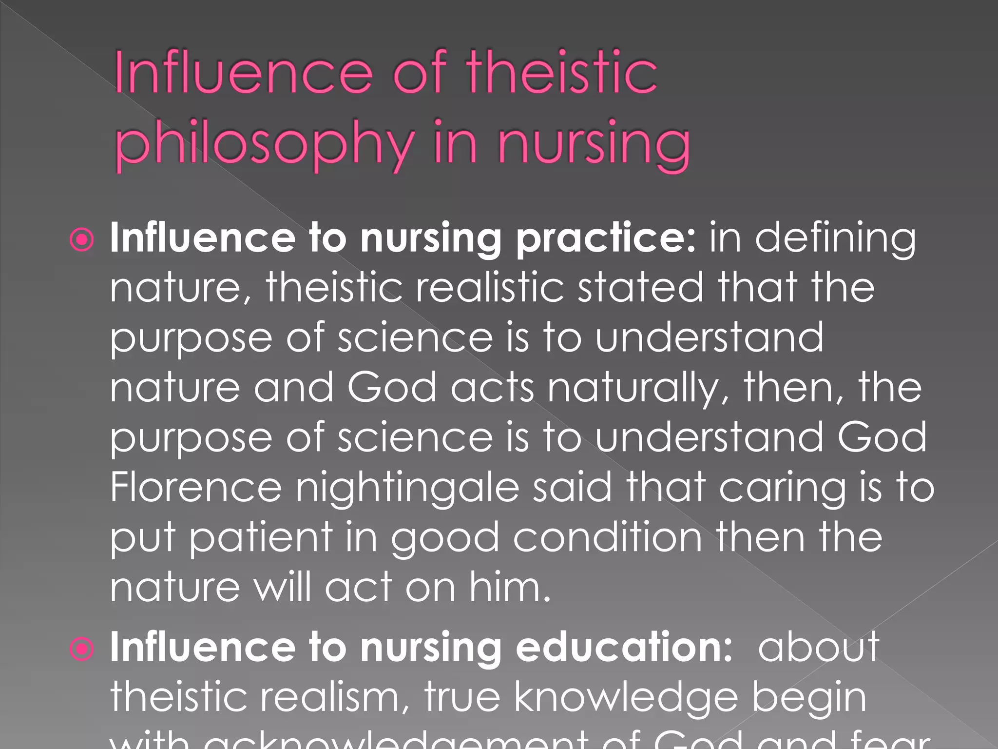 Philosophy of nursing | PPTX