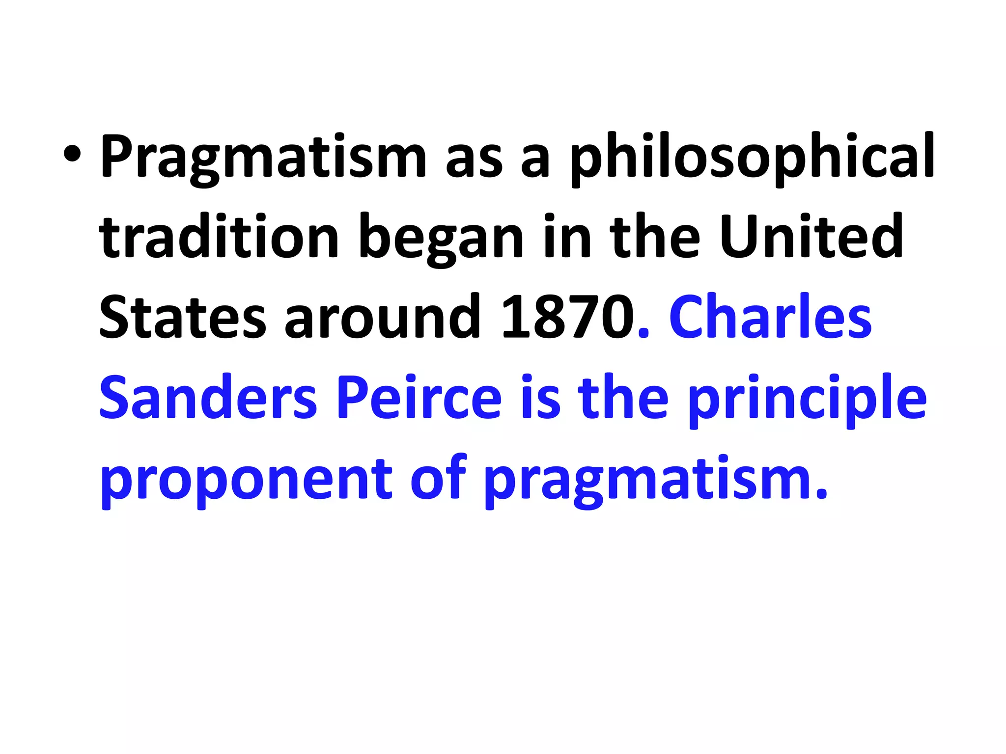 PHILOSOPHY OF PRAGMATISM & EDUCATION | PPTX