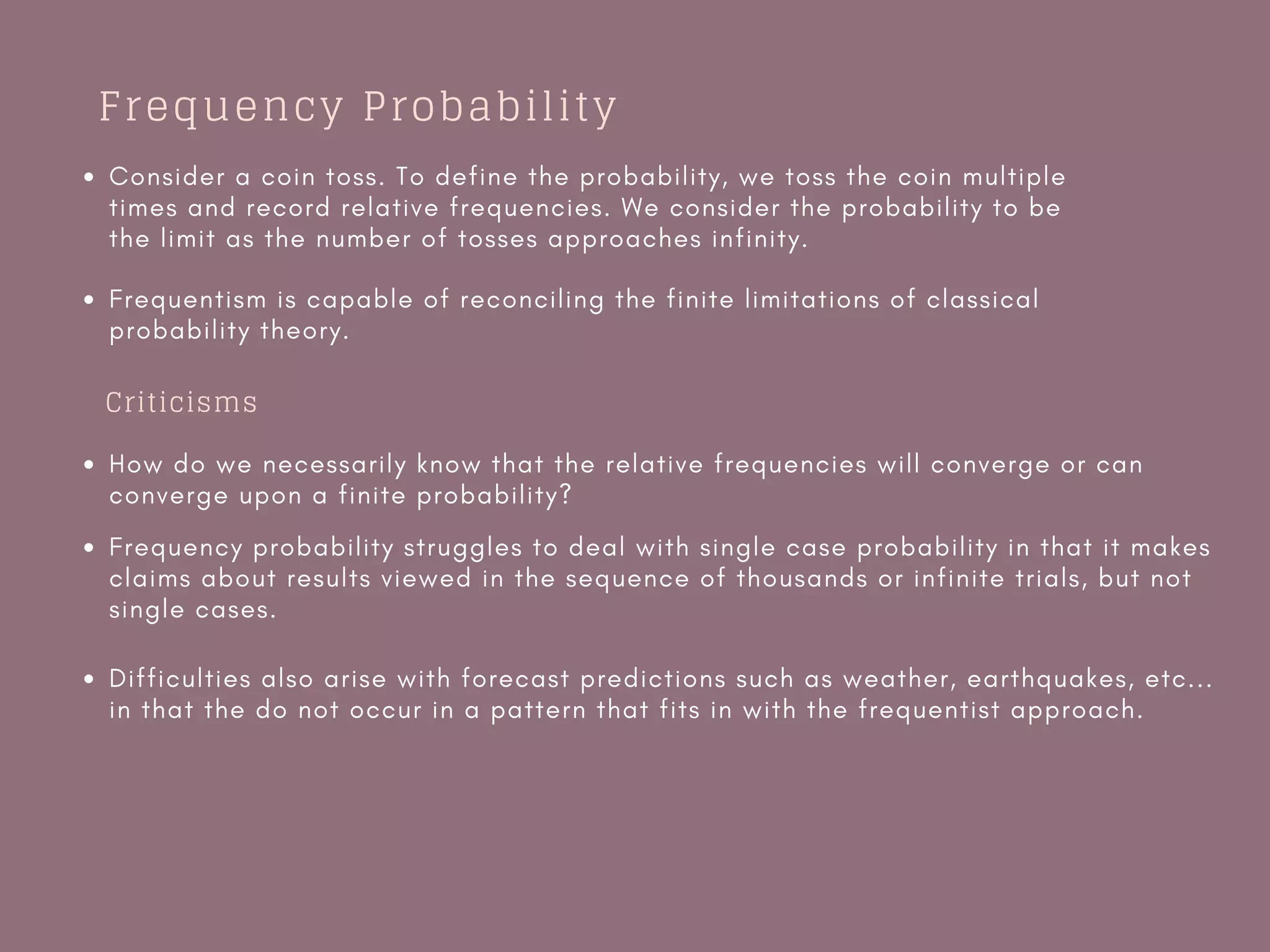 Philosophy of Probability | PDF