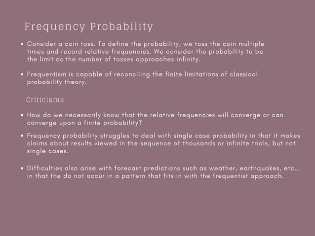 Philosophy of Probability | PDF