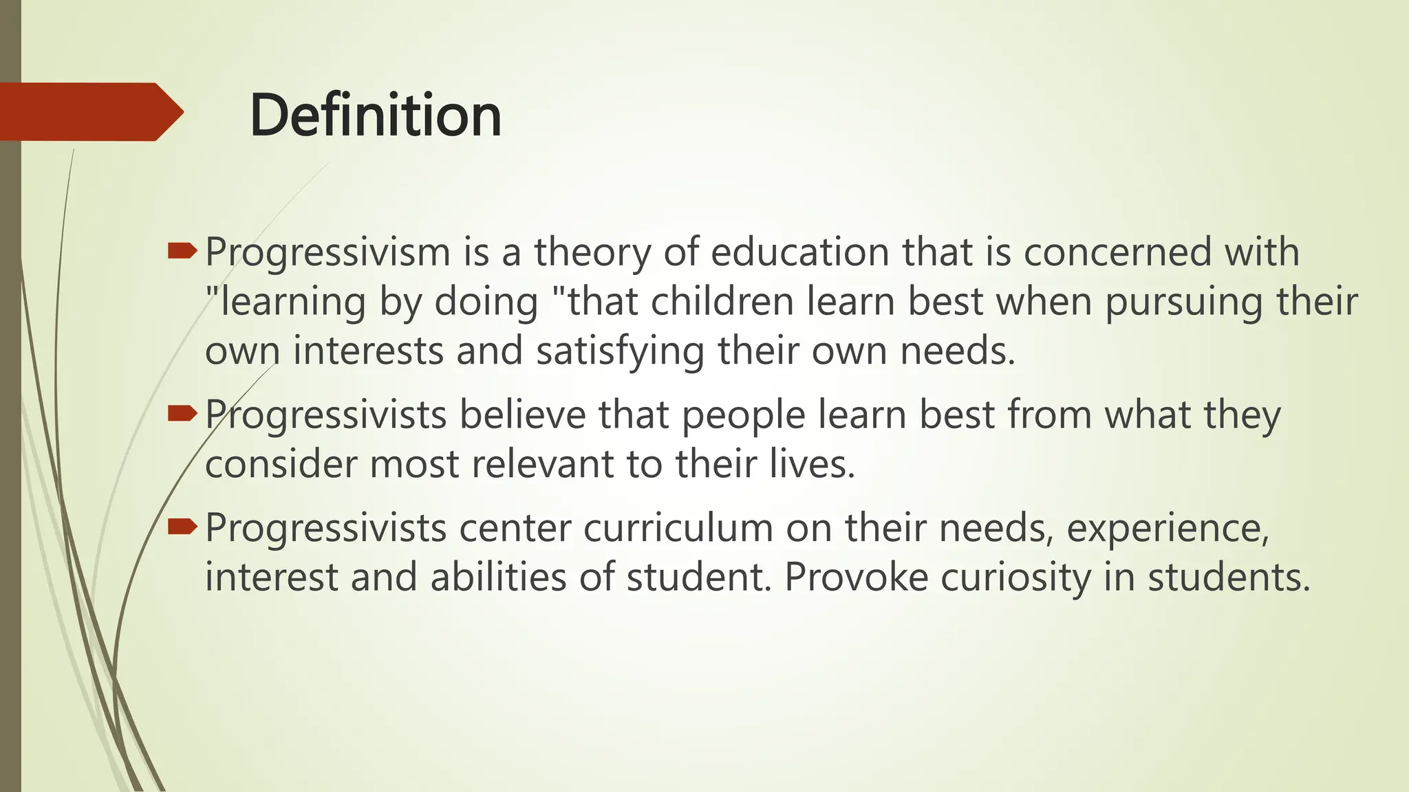 Philosophy of Progressivism.pptx jqbhuigwe | PPTX