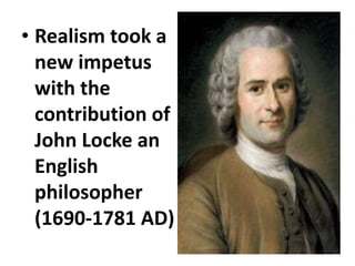 PHILOSOPHY OF REALISM & EDUCATION | PPTX