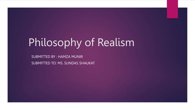philosophy of realism.pptx
