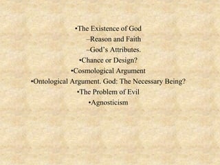 PhilosophyOfReligion.ppt | Physics | Science