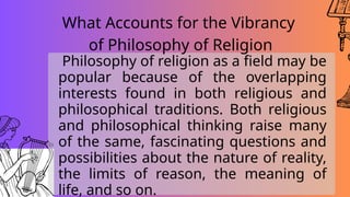 Philosophy of Religion-philosophy of religion | PPTX | Christianity ...