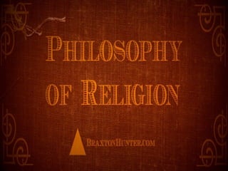 Philosophy of religion | PPT