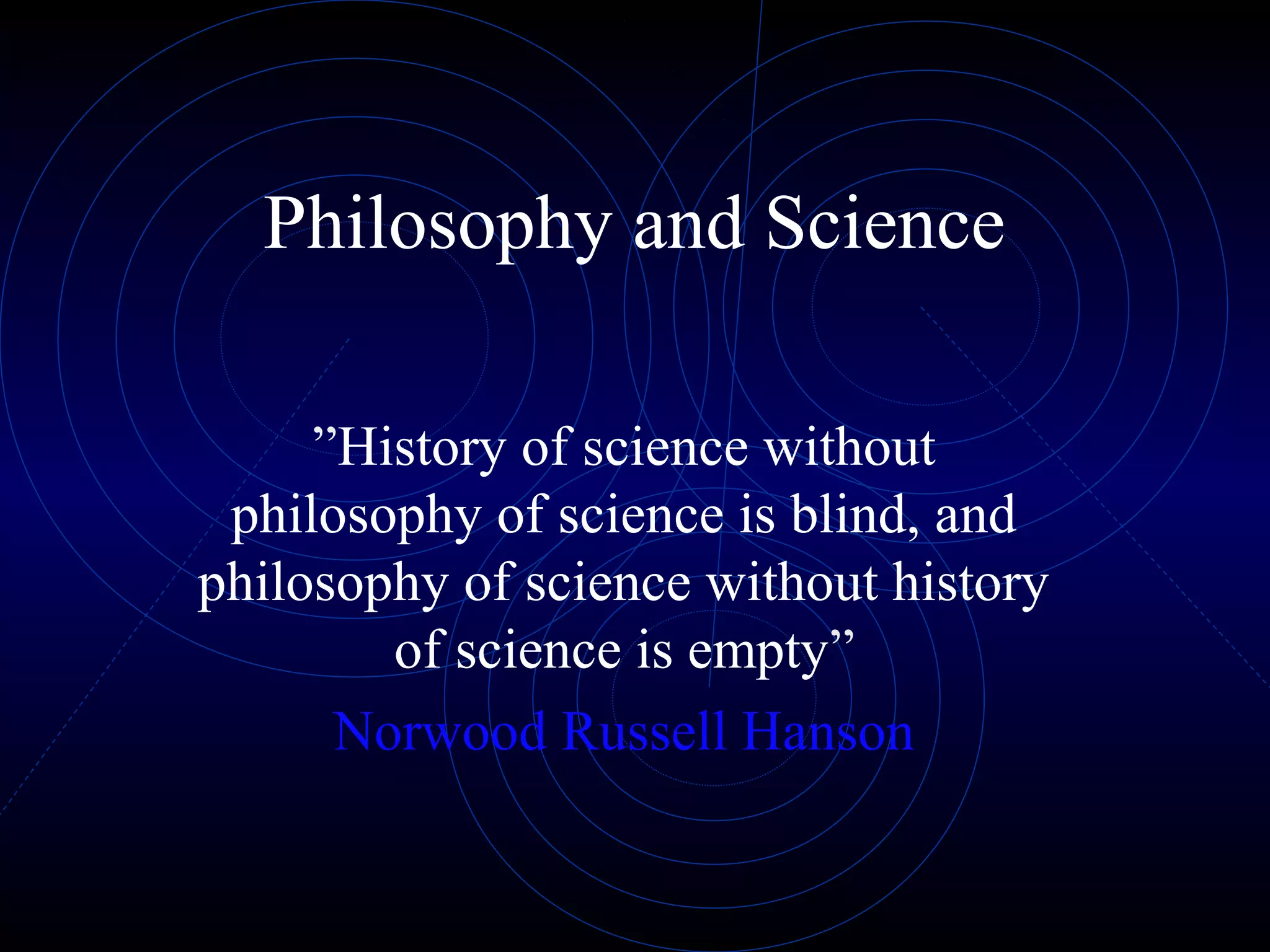 Philosophy of science | PPT