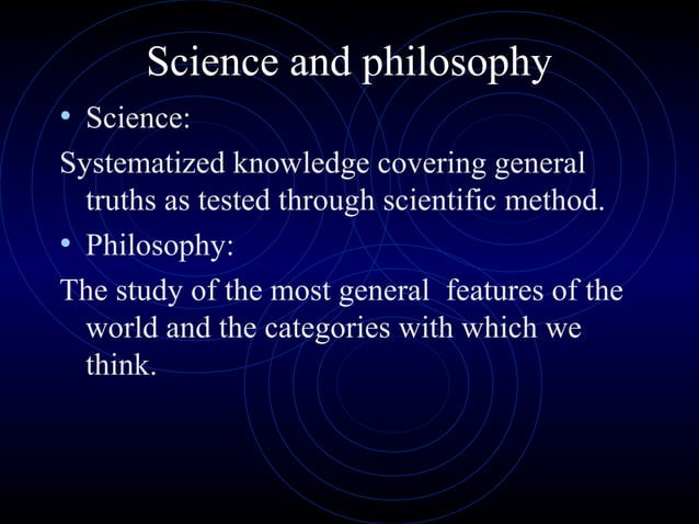 Philosophy of science | PPT