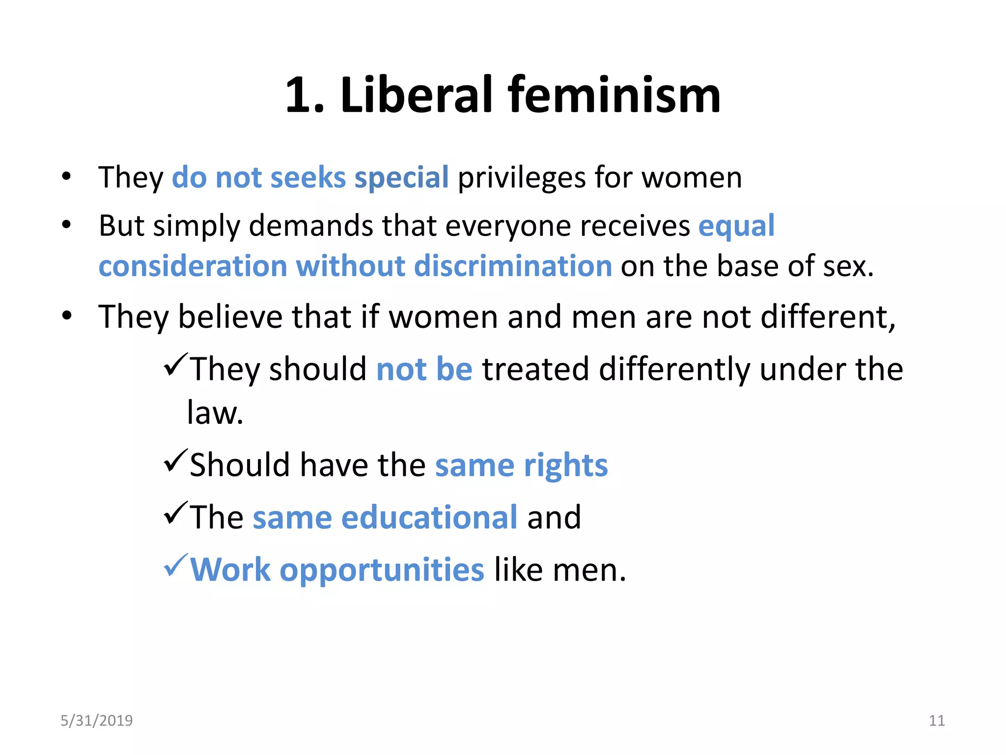 Feminism Philosophy, By Rahel Yaekob | PPTX