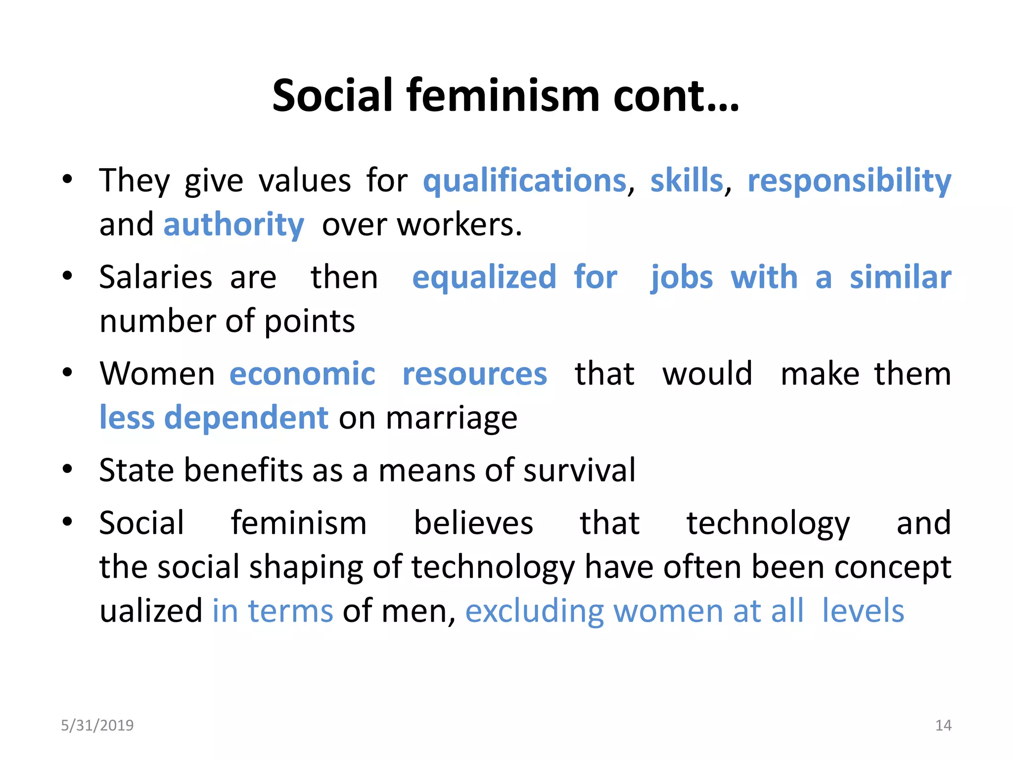 Feminism Philosophy, By Rahel Yaekob | PPTX