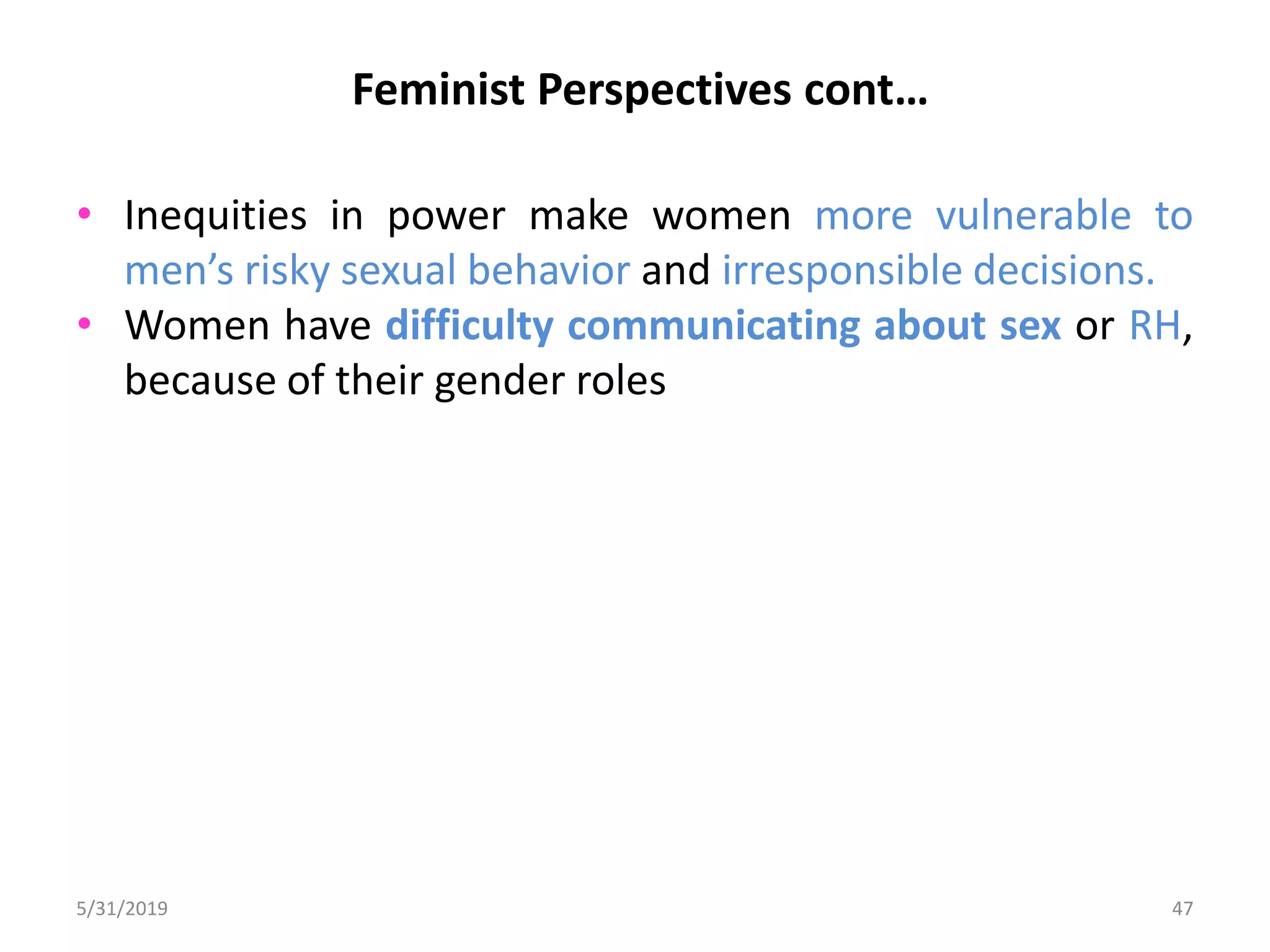 Feminism Philosophy, By Rahel Yaekob | PPTX