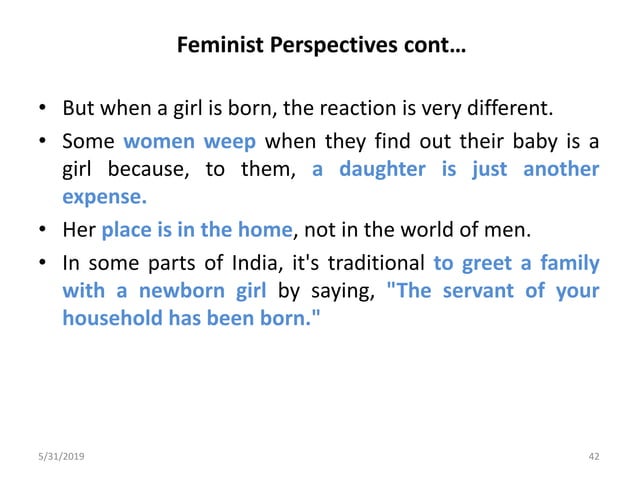 Feminism Philosophy, By Rahel Yaekob | PPTX