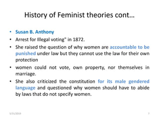 Feminism Philosophy, By Rahel Yaekob | PPTX