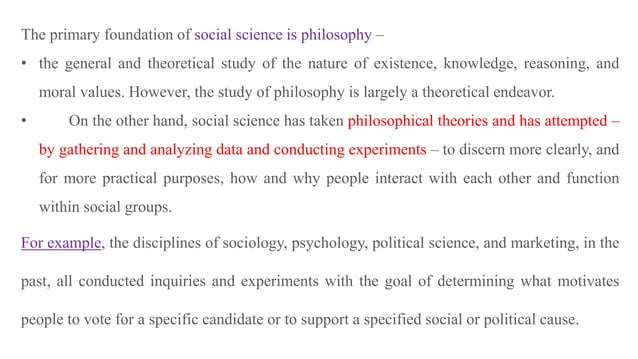 Philosophy of social science.pptx | Science