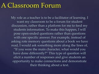 Philosophy of Teaching | PPTX