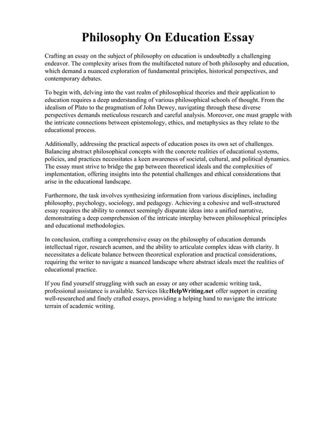 Philosophy On Education Essay.pdf