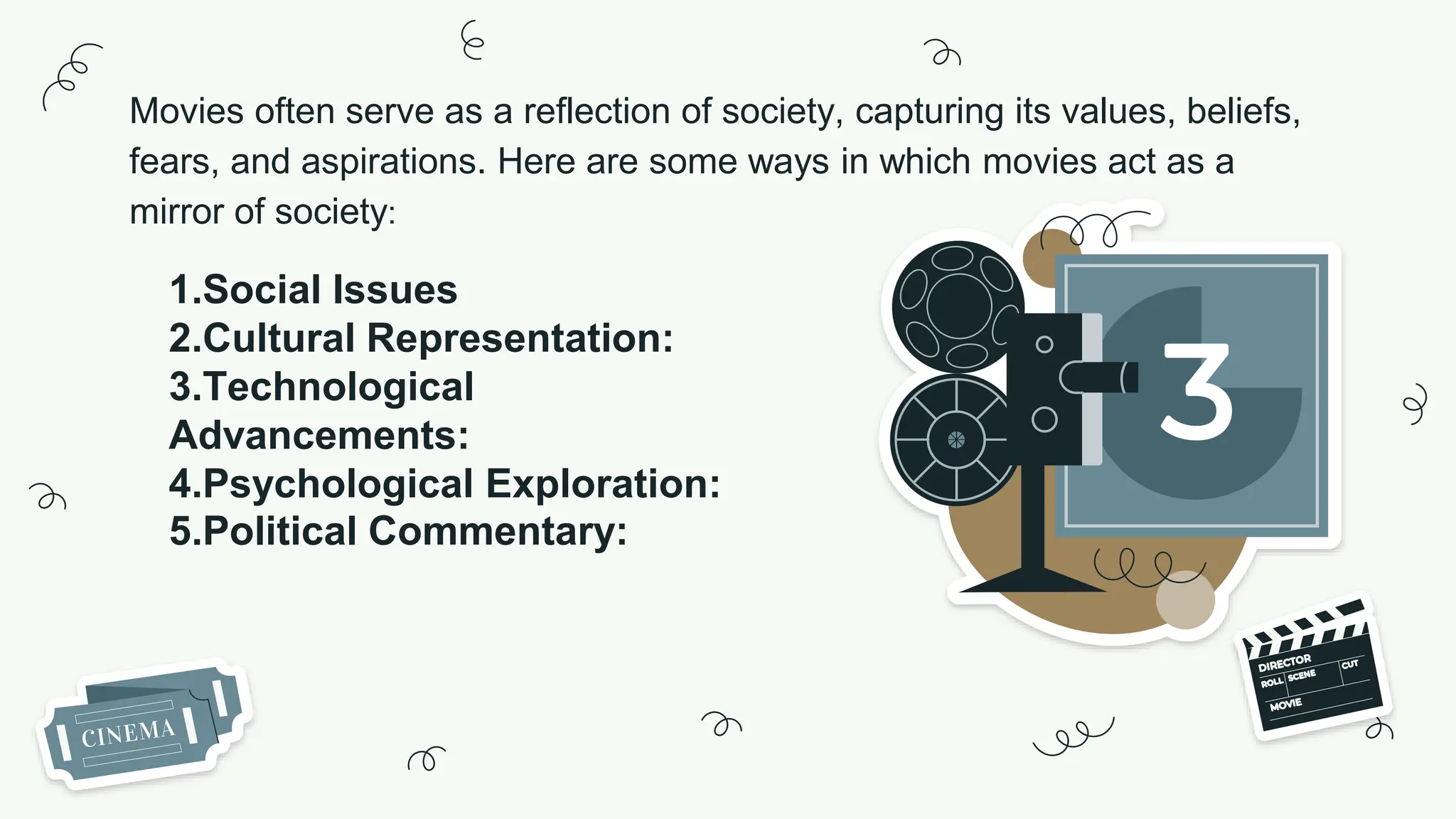 Movies as a mirror of a society, Introduction | PPTX