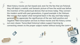 Movies as a mirror of a society, Introduction | PPTX | Movies ...