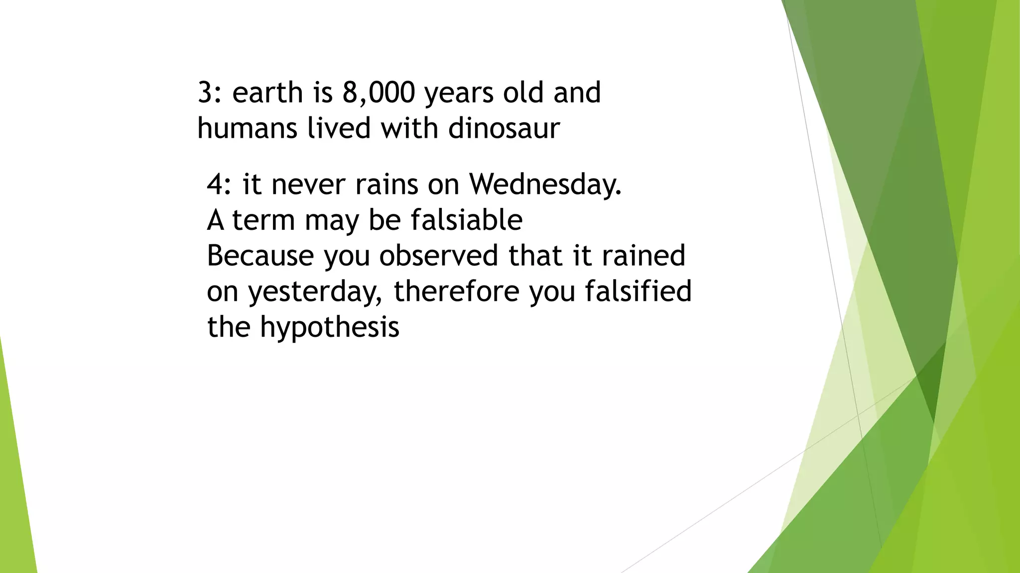 philosophy of science, Falsification theory, Karl popper | PPTX