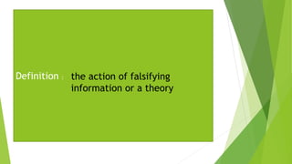 philosophy of science, Falsification theory, Karl popper | PPTX