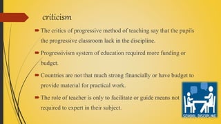 Philosophy of progressivism | PPTX