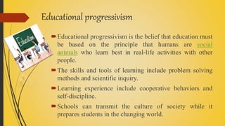 Progressivism In The Classroom