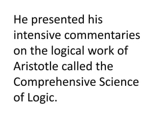 Historical Development of Logic | PPT