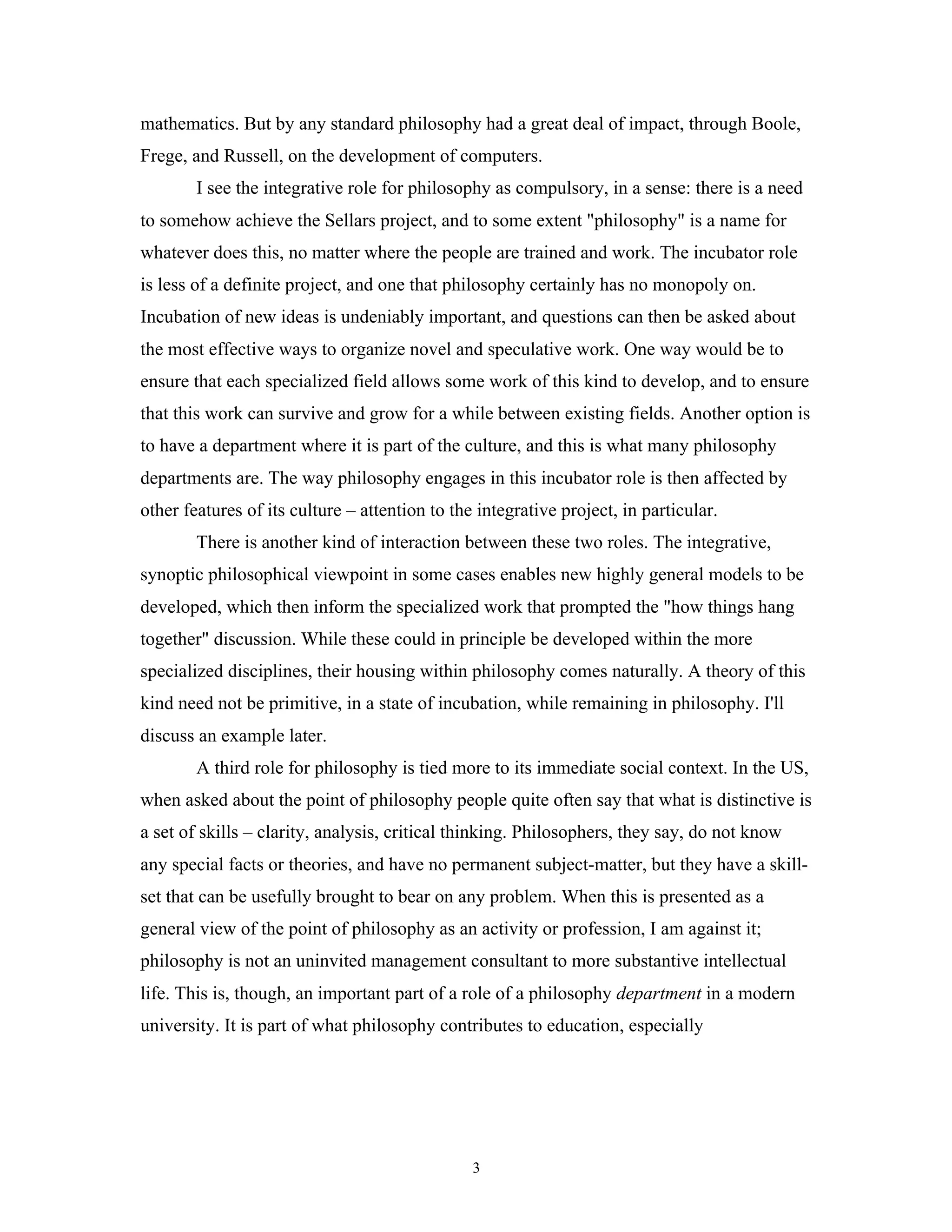 On the Relation Between Philosophy and Science | PDF | Physics | Science