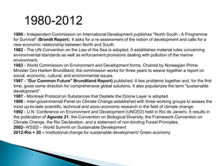 Philosophy and History of Sustainable Development | PPTX