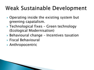 Philosophy and History of Sustainable Development | PPTX