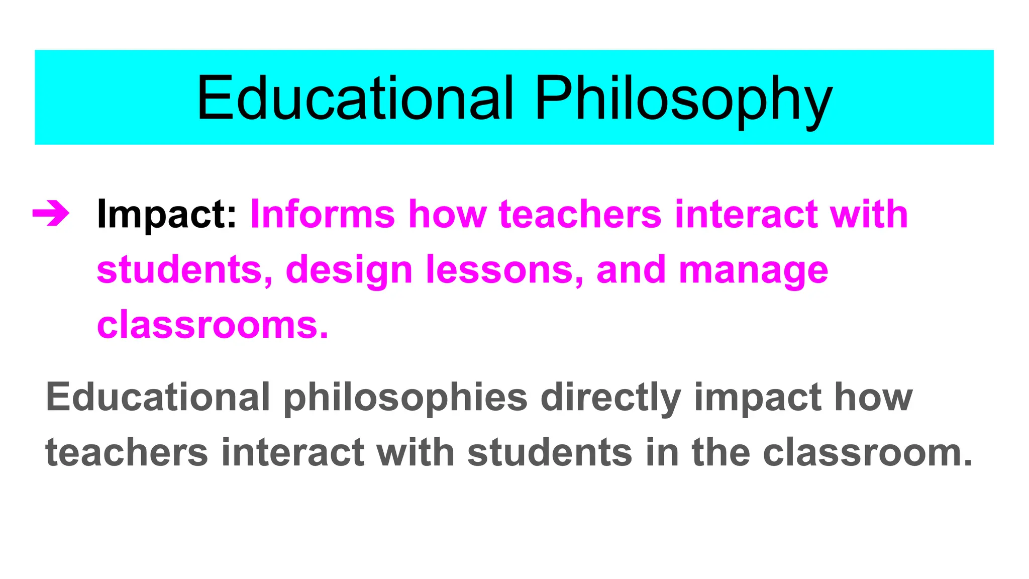 Philosophy of Education and Educational Philosophy | PDF | Education